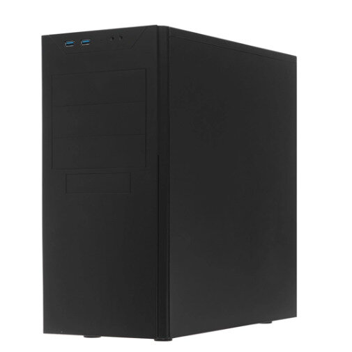 Корпус IN WIN POWERMAN MIDITOWER ATX 600W BA833/6125674, черный — фото 1