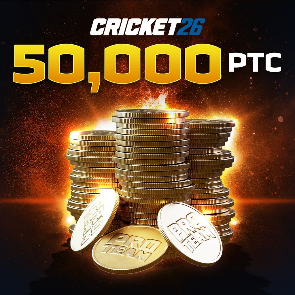 Дополнение Cricket 26 - 50000 Pro Team Credits, цифровое издание PlayStation 5, регион Индия / код пополнения баланса