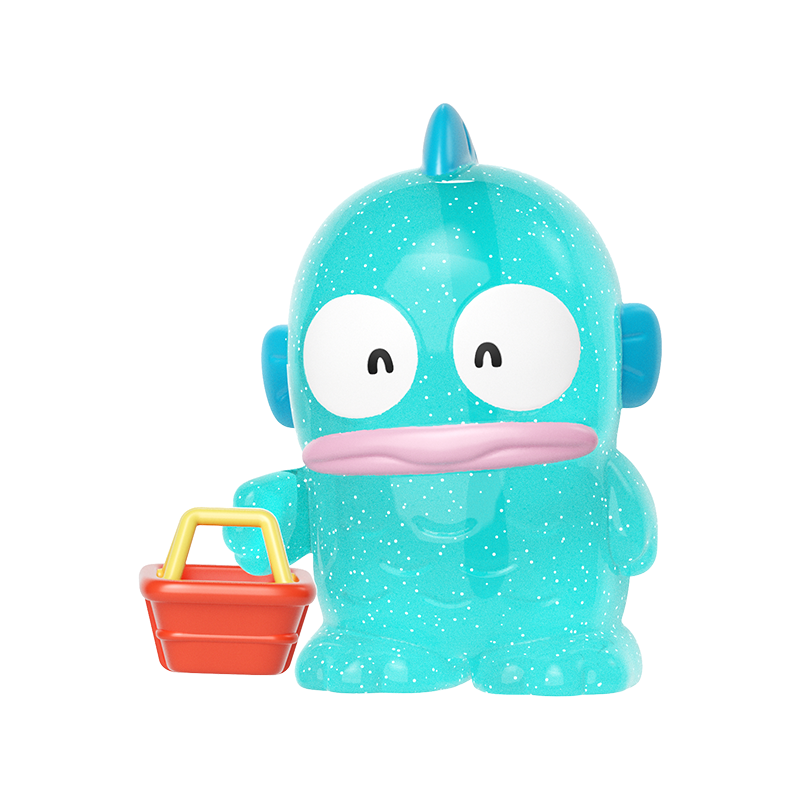 Милая фигурка-сюрприз Sanrio Hangyodon Clownfish Hanton из серии для участников супермаркета, очаровательные фигурки в