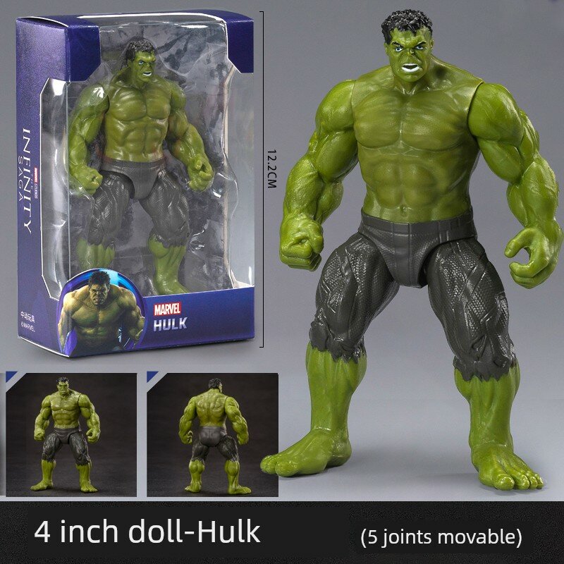 Оригинальная фигурка Халка, фигурка Marvel, игрушка-кукла для мальчиков из серии «Мстители», подарок [Халк] 5 суставов