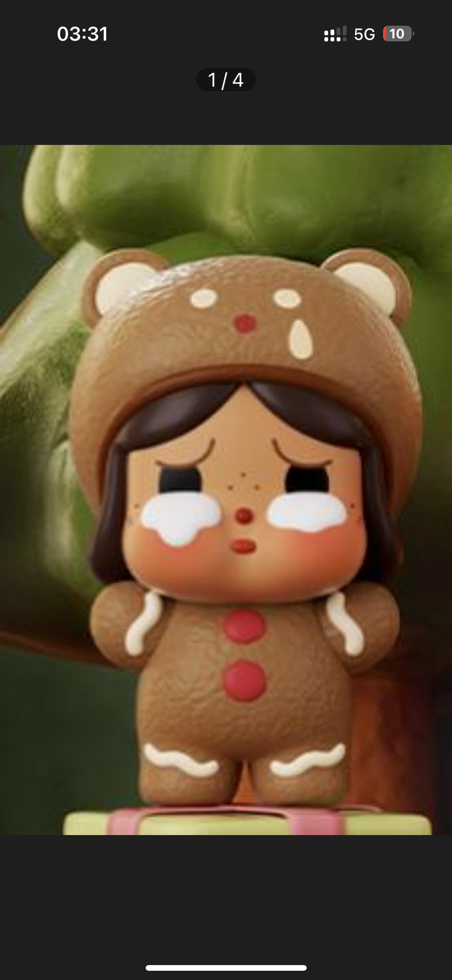 Коллекция CryBaby: Полный набор кукол Crybaby BEAN от POPMART Пряники «Плачущий малыш»_Стандартный