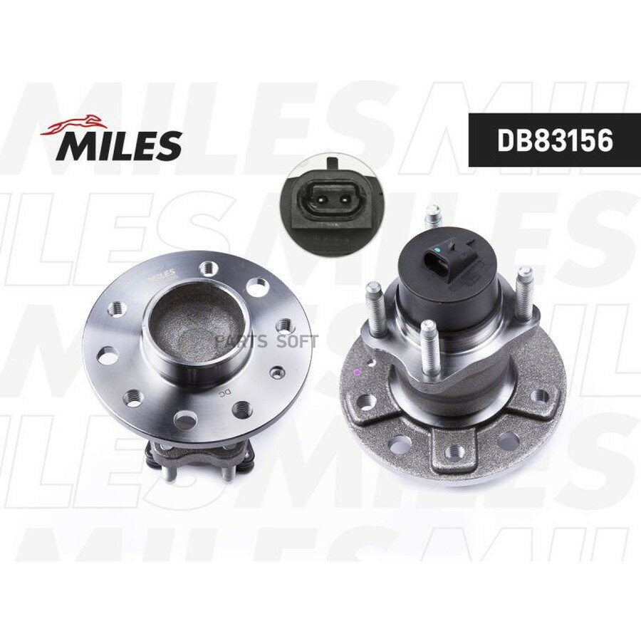 MILES DB83156 Ступица с подшипником OPEL ASTRA G/VECTRA A/B 95-05 зад. +ABS (5отверстий) ()