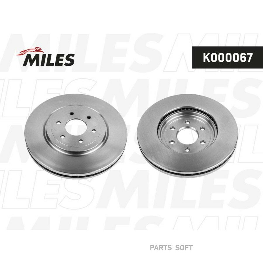 MILES K000067 Диск тормозной NISSAN PATHFINDER 05>/NAVARA 05> передний ()