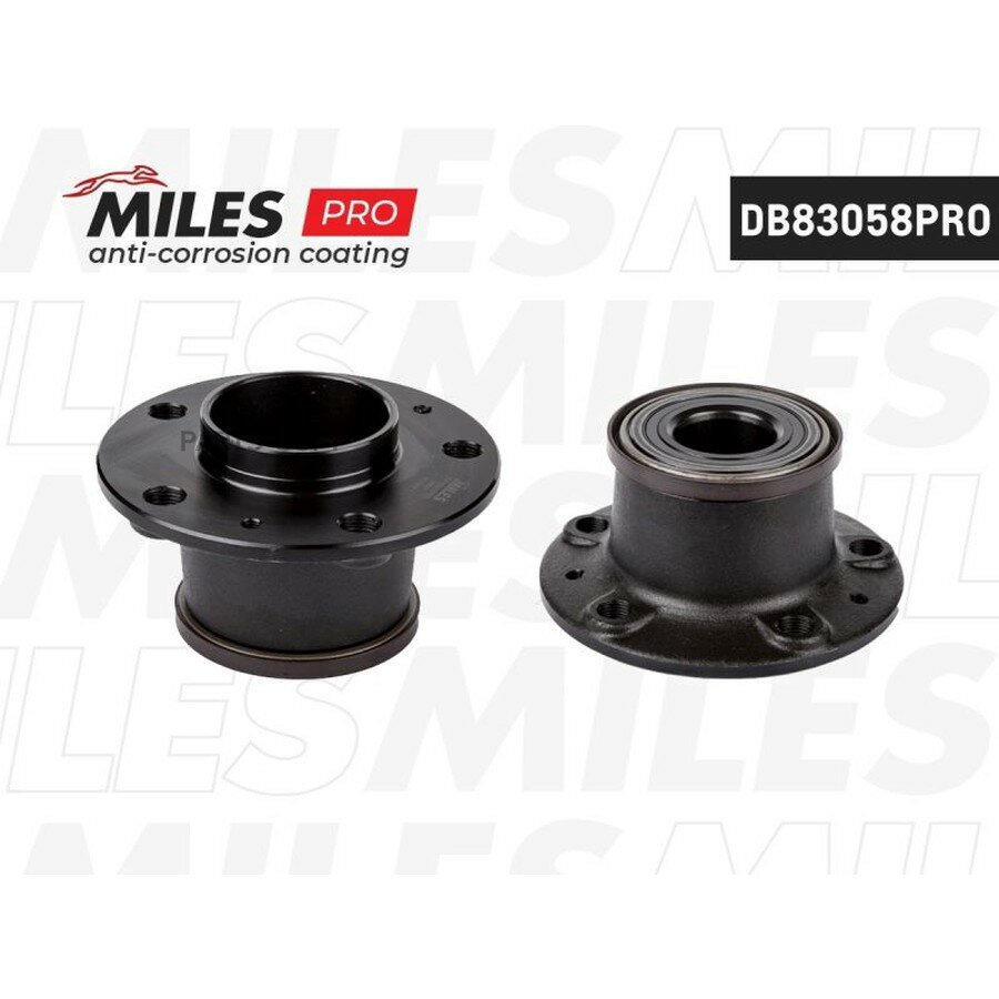 MILES DB83058PRO Ступица с подшипником задняя +ABS CITROEN JUMPER/FIAT DUCATO/PEUGEOT BOXER 06- 1.8-2.0T. ()
