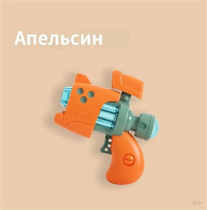 Детская мини-электрическая пистолет-игрушка с звуком и светом . 0 3 года . Многокрасочная