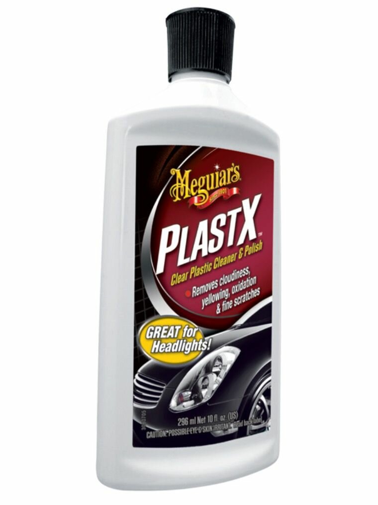 Полироль для пластика авто Plast X Clear Plastic Cleaner and Polish Meguiar's, 296 мл.