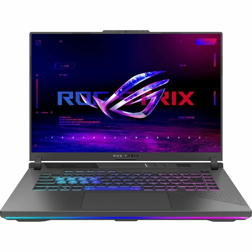 Ноутбук ASUS ROG Strix G16 G614PR-RV089 AMD Ryzen 9 8940HX/32Gb (2*16 D5)/SSD1Tb/RTX5070 Ti 12Gb (140W)/16"/IPS/WUXGA/1920x1200/165Hz/NoOS/RJ-45/Grey/2.5kg