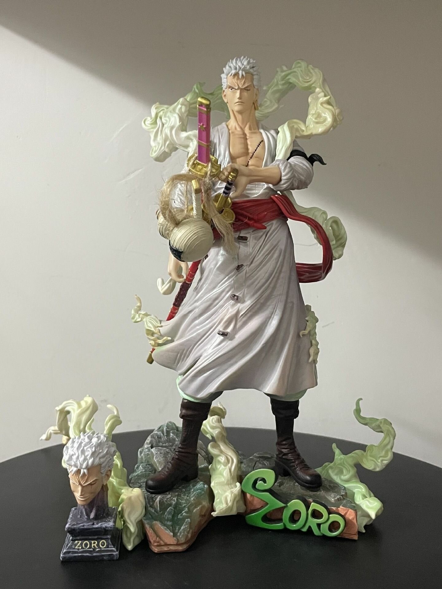 Аниме фигурка Ван Пис/One Piece, Roronoa Zoro/Ророноа Зоро(двойная головная фигурка)