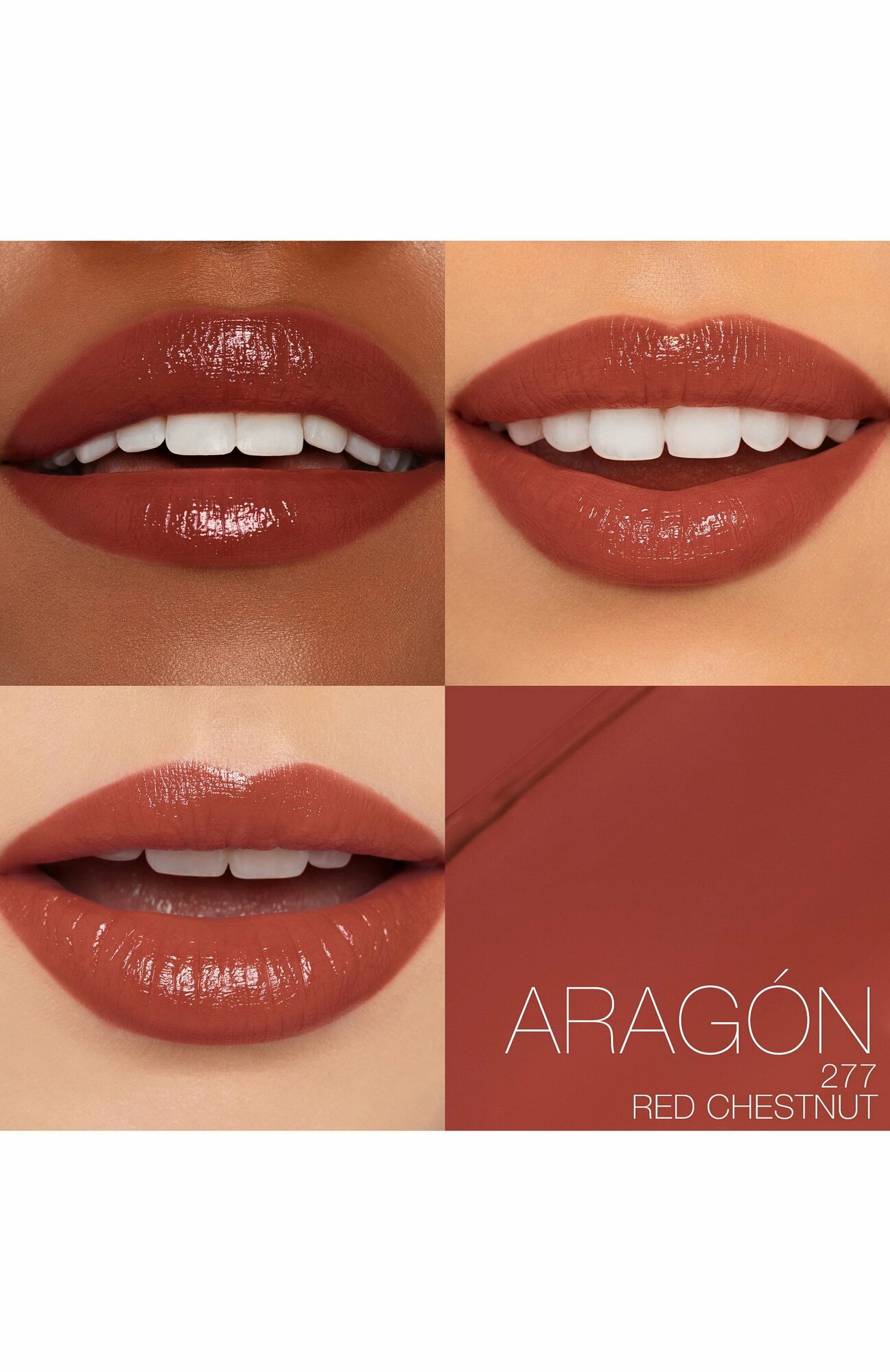 Сияющая помада для губ Afterglow Sensual Shine Lipstick, оттенок Aragon (1,5g) NARS
