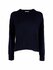 Толстовка Alpha Studio Ribbed-trim sweatshirt, размер 40, , black