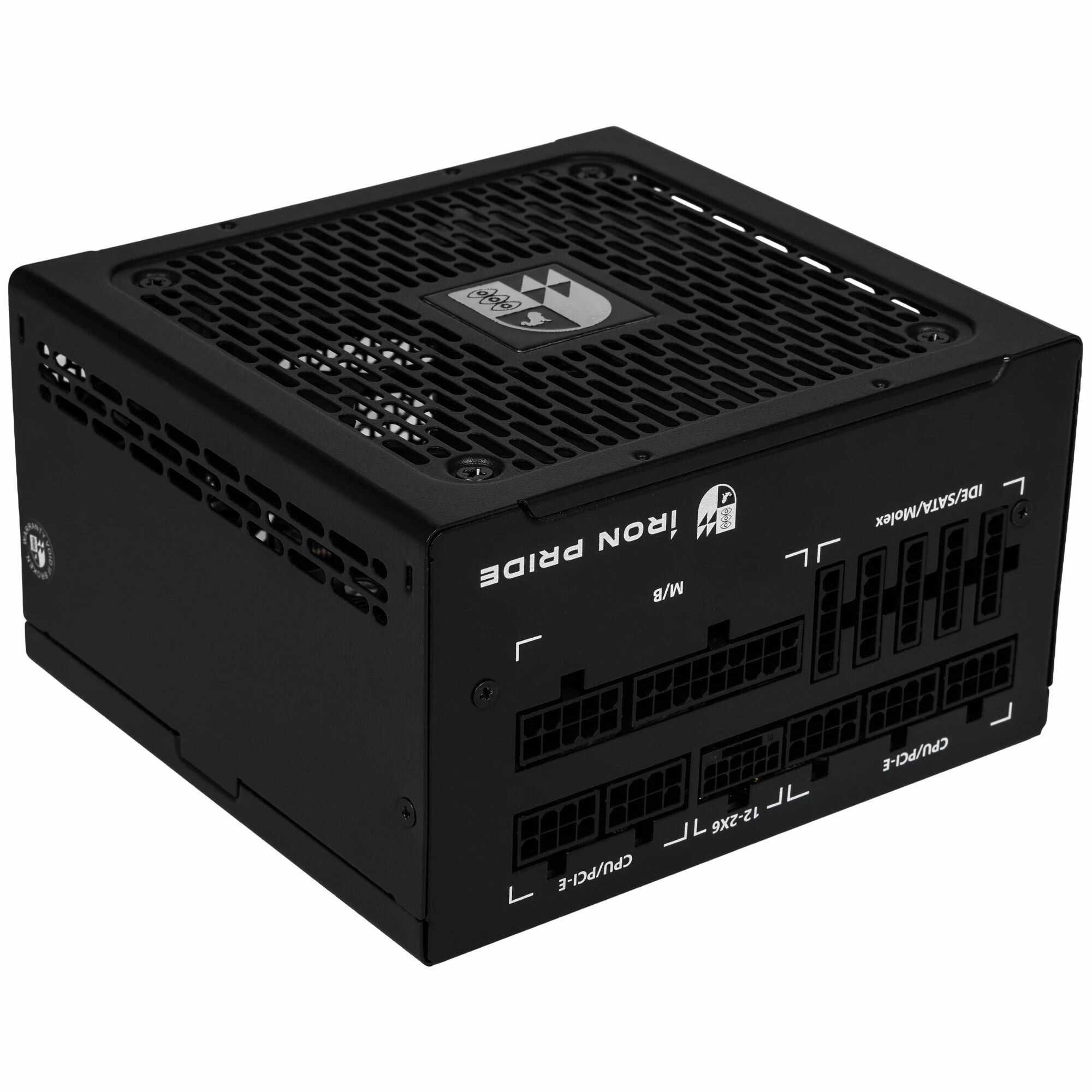 Блок питания Iron Pride Creator 750W 80 Plus Gold (УФ-20250030) черный - ATX 20+4 пин, 4 pin + 4 pin x2 CPU, 5 SATA, 4 x 6+2 pin, 12V-2x6 PCI-E