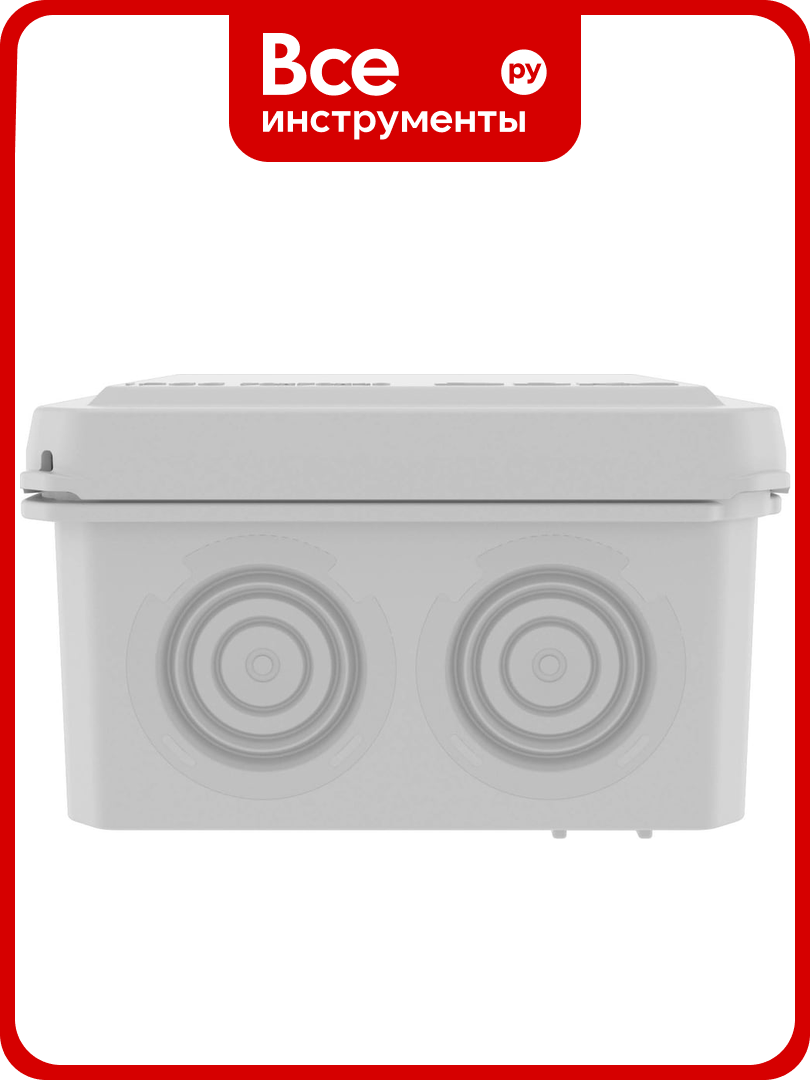Коробка ответвительная DKC с 8 2 кабельными вводами д.20/20мм IP55 70x70x40мм белый 1 ШТ 53770