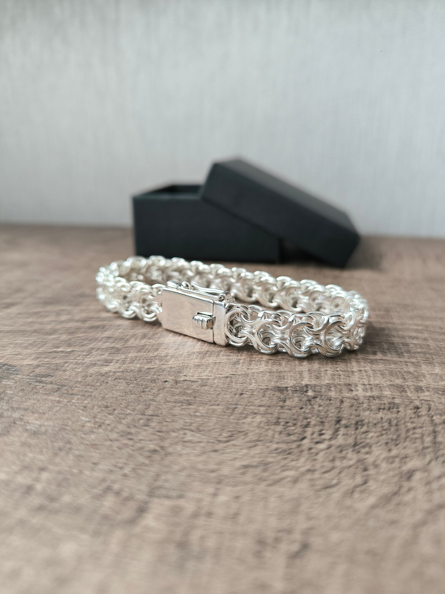 Браслет-цепочка, серебро, 925 проба