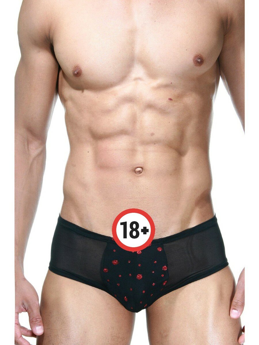 Мужские трусы слипы черные LaBlinque LB15241 полиамид/эластан L/XL (48-50)