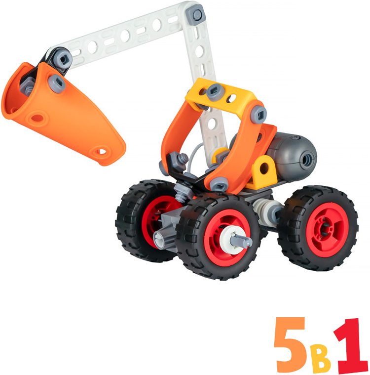 Развивающий конструктор HANYE 5 в 1 "Build and Play", винтовое соединение (болты/винты)