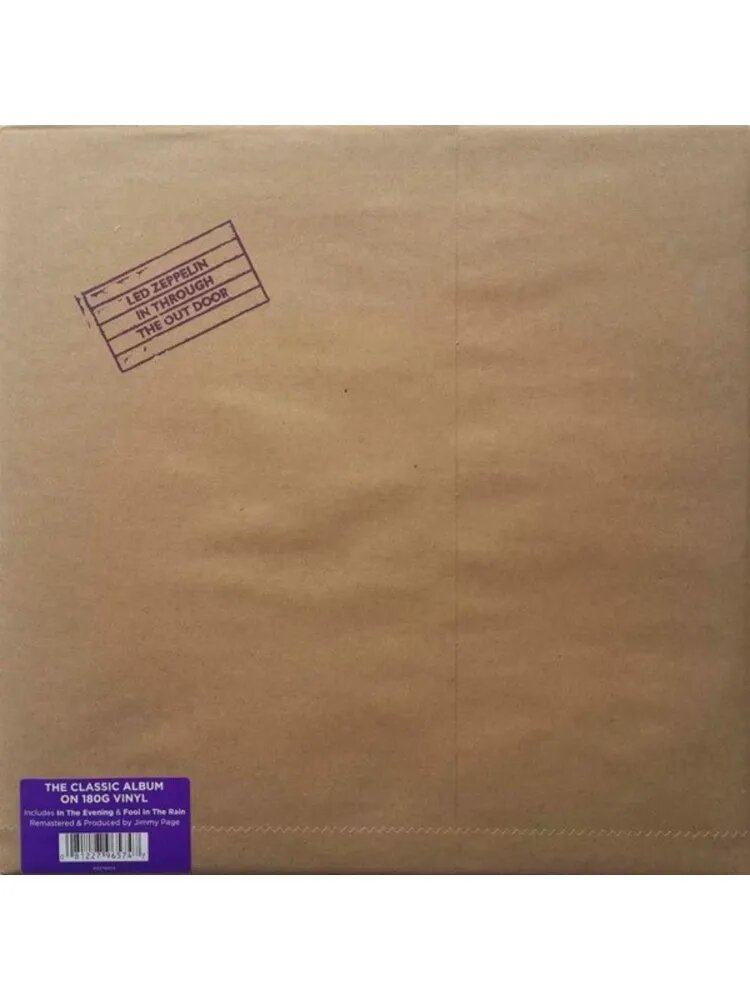 Виниловая пластинка Led Zeppelin - In Through The Out Door Пластинки, Album, Stereo, "A" Sleeve Variant ,180 Gram . Новый