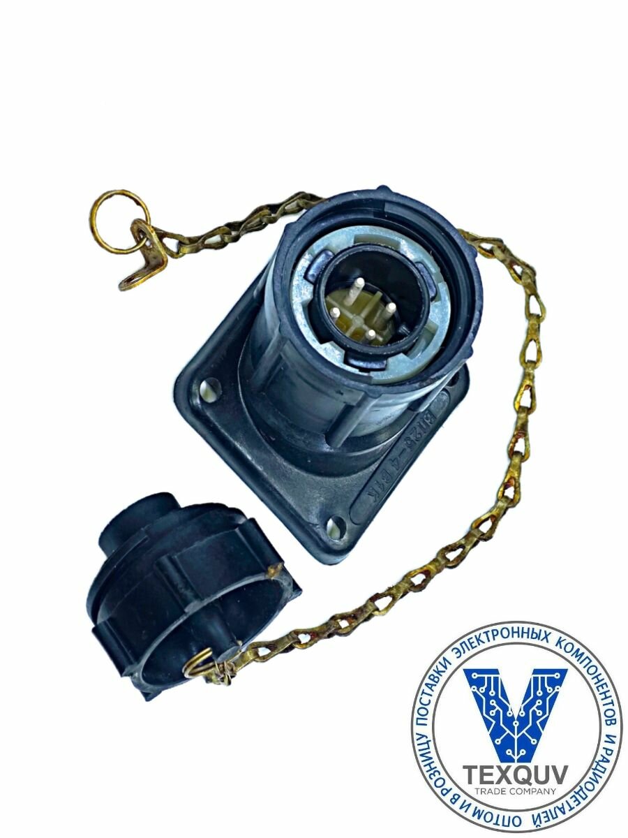 Вилка панельная ВП25-4В1к, 25А, IP67, 1шт