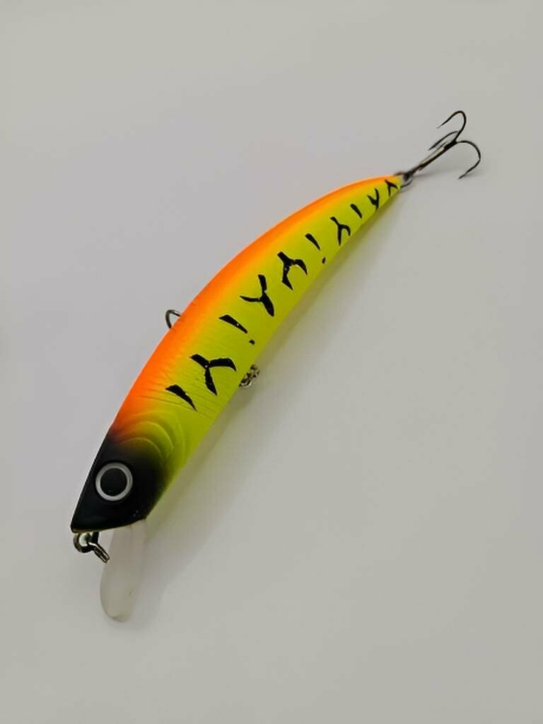 Воблер Smith Jib110 Tricky Skating Minnow: плавающий минноу на хищника, 110мм, 12г