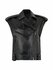 Куртка Salvatore Santoro Sleeveless leather biker jacket, размер 40, black/black