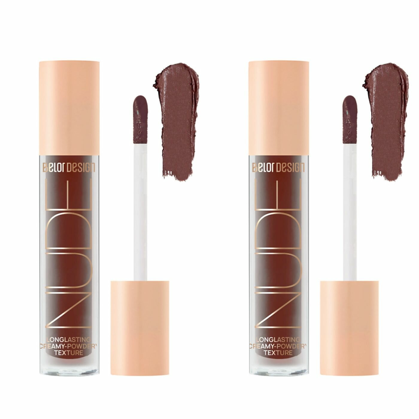 BelorDesign Тени матовые Nude Harmony, 14, 2 шт