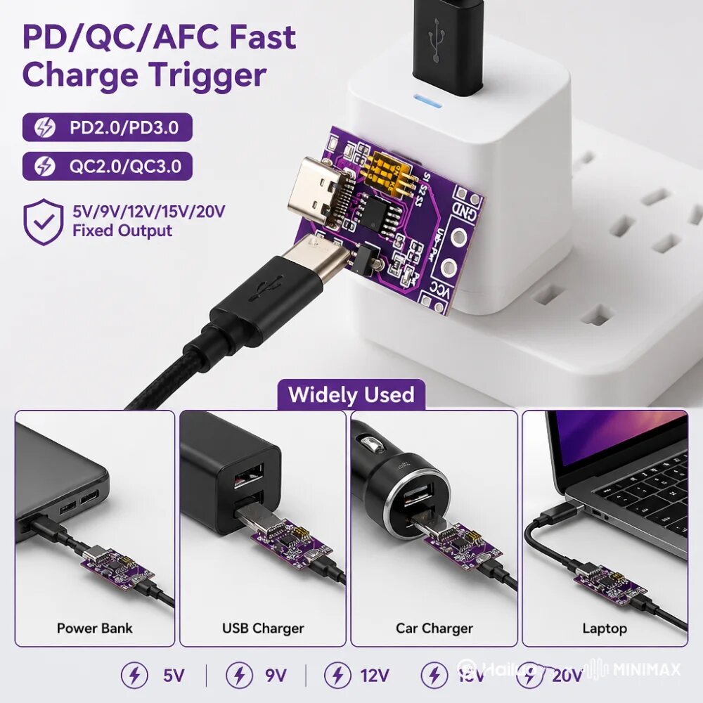 Gaqqee PD/QC/AFC Fast Charge Decoy Trigger — фото 1
