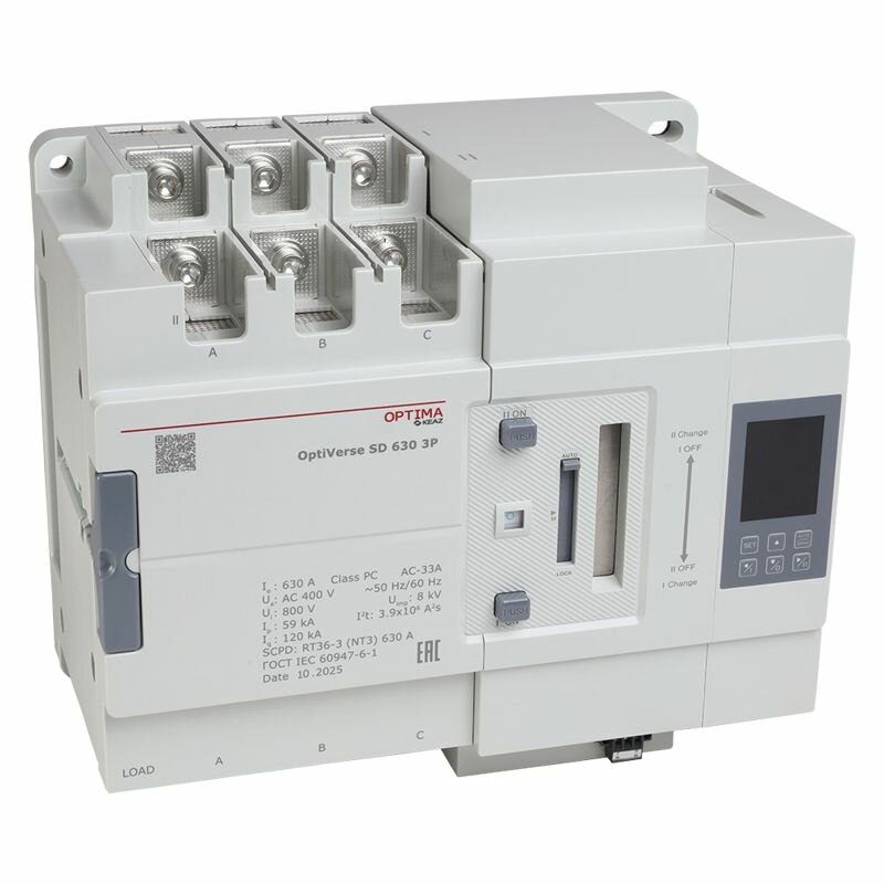 Устройство автоматического ввода резерва OptiVerse SD 630 3P КЭАЗ 389120