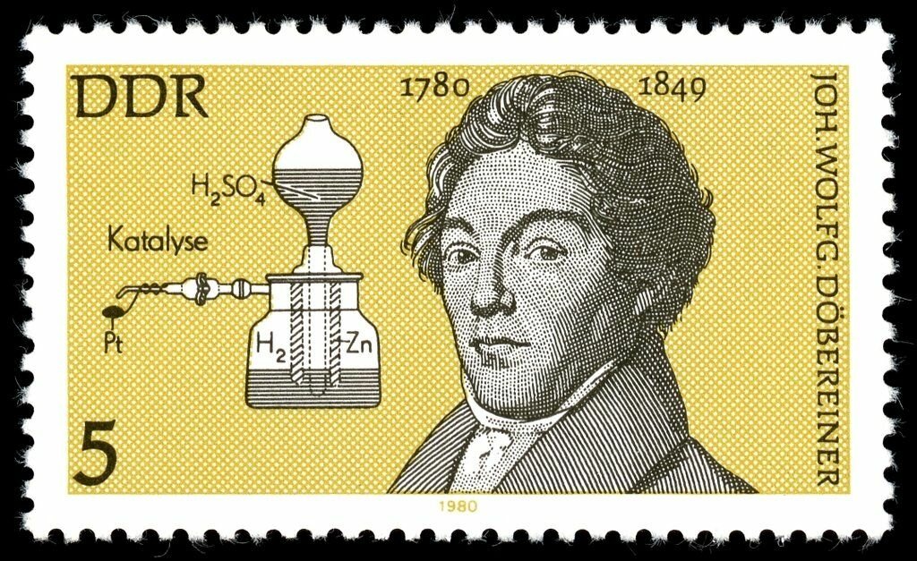(1980-016) Марка Германия (ГДР) "Иоганн Вольфганг Деберейнер" Известные личности II