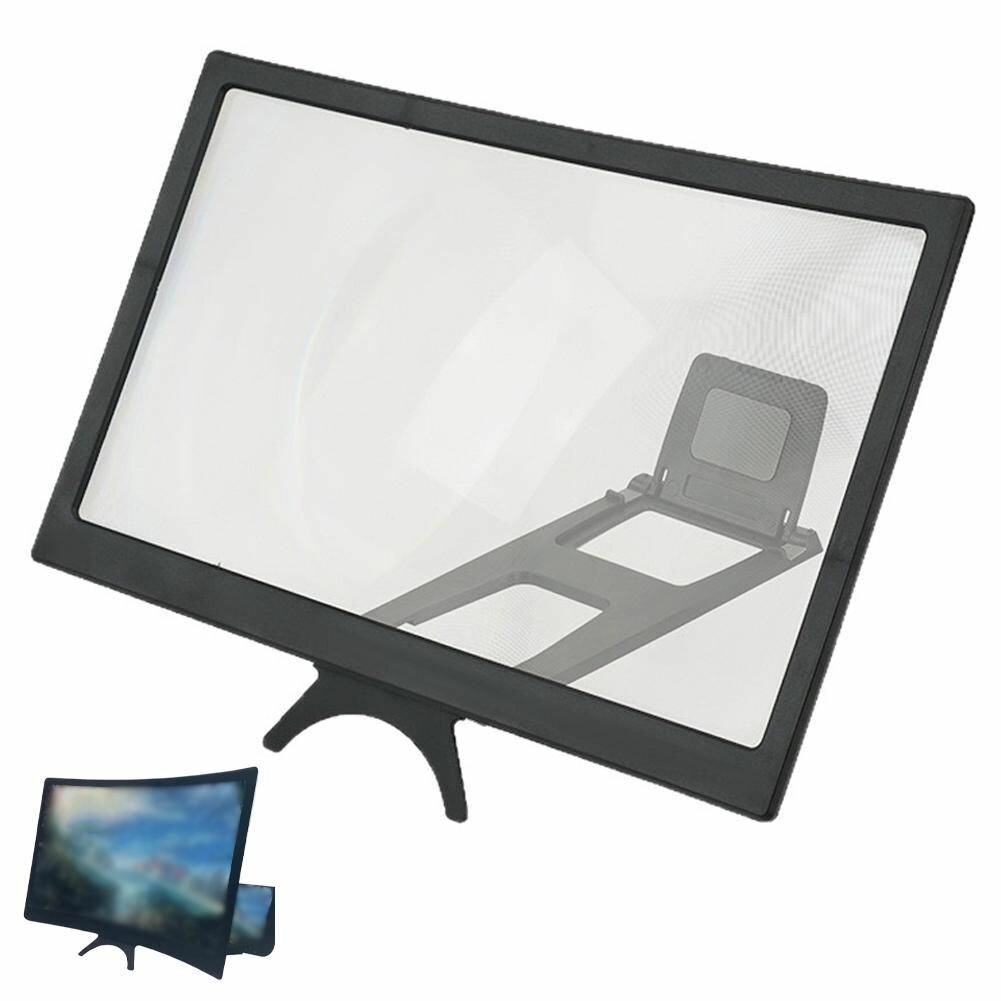 Увеличитель экрана телефона 12 дюймов 3D подставка для смартфона складной экран