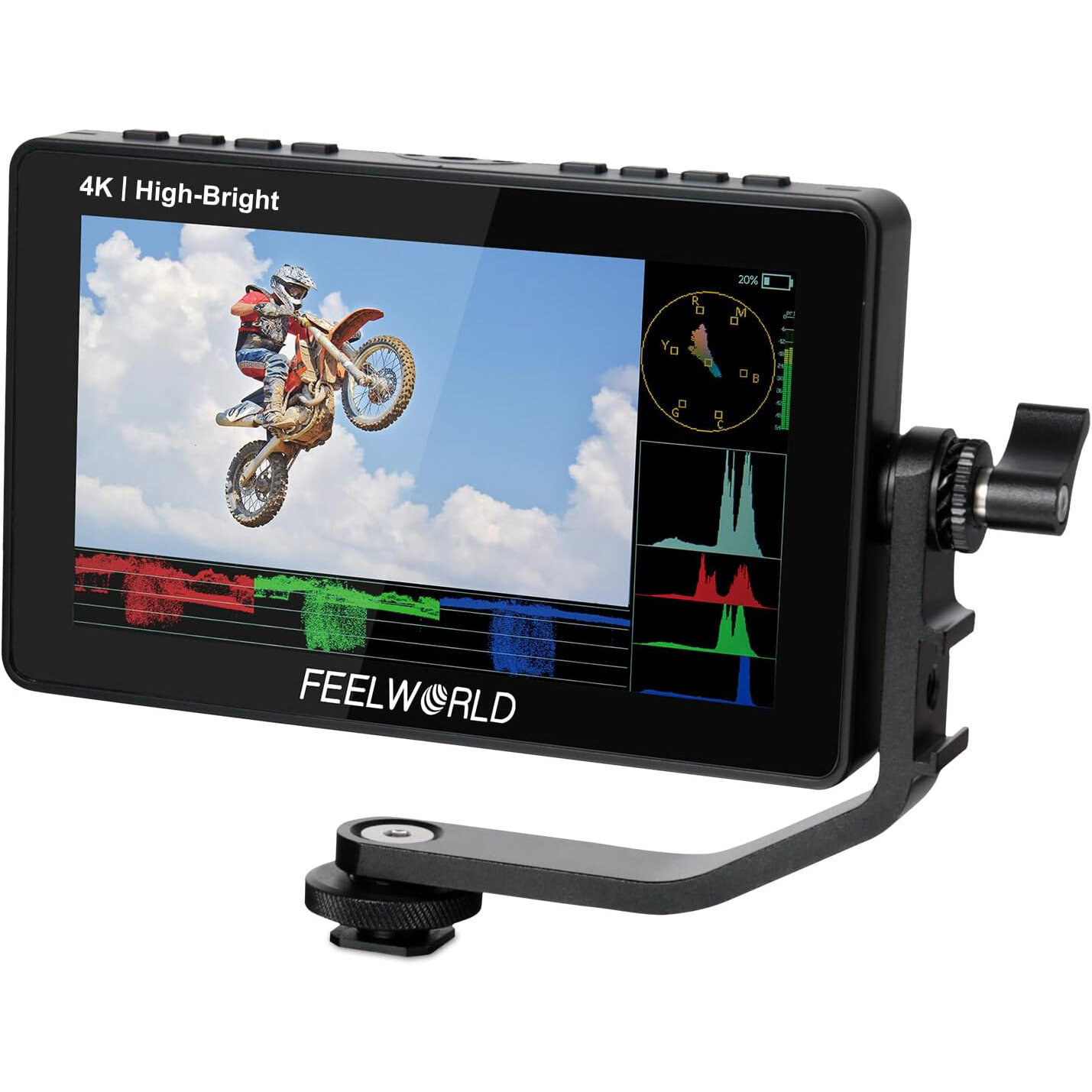 Сенсорный монитор FeelWorld F5 Pro X 5,5 дюймов с высокой яркостью и HDMI-подключением