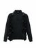 Худи COMME des GARCONS Ruffled zip-up hoodie, размер 46, , black/black