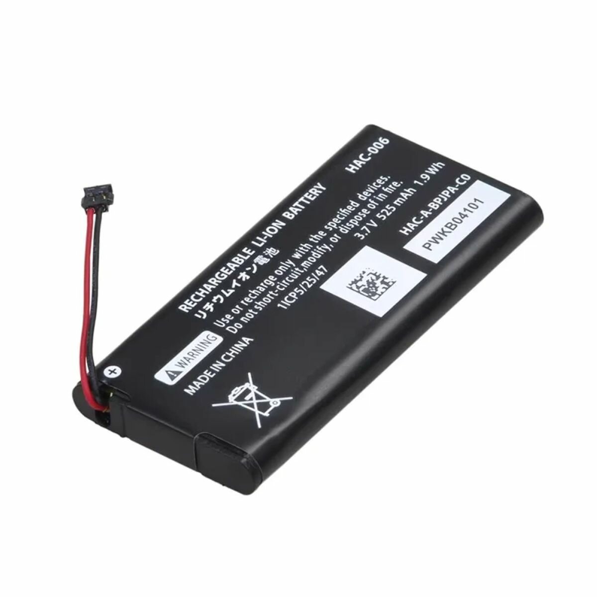 Аккумулятор для контроллеров Joy-Con Nintendo Switch и OLED HAC-006 525mAh 3.7V 1.9Wh