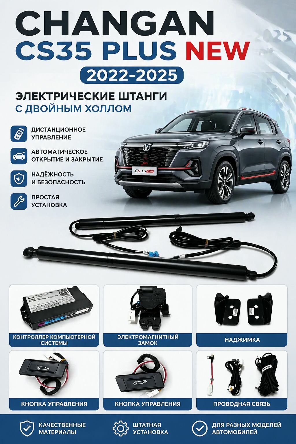 Электропривод багажника Changan CS35 Plus NEW 2022-2025