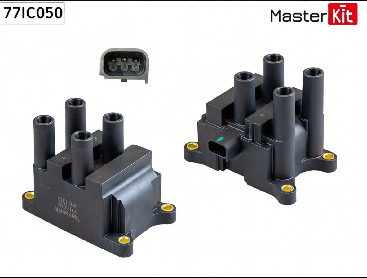 Катушка зажигания FORD FOCUS II/III 1.4/1.6 77IC050 MasterKit арт. 77IC050