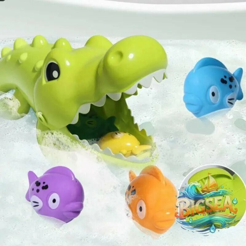 Детские игрушки для купания и игры крокодил