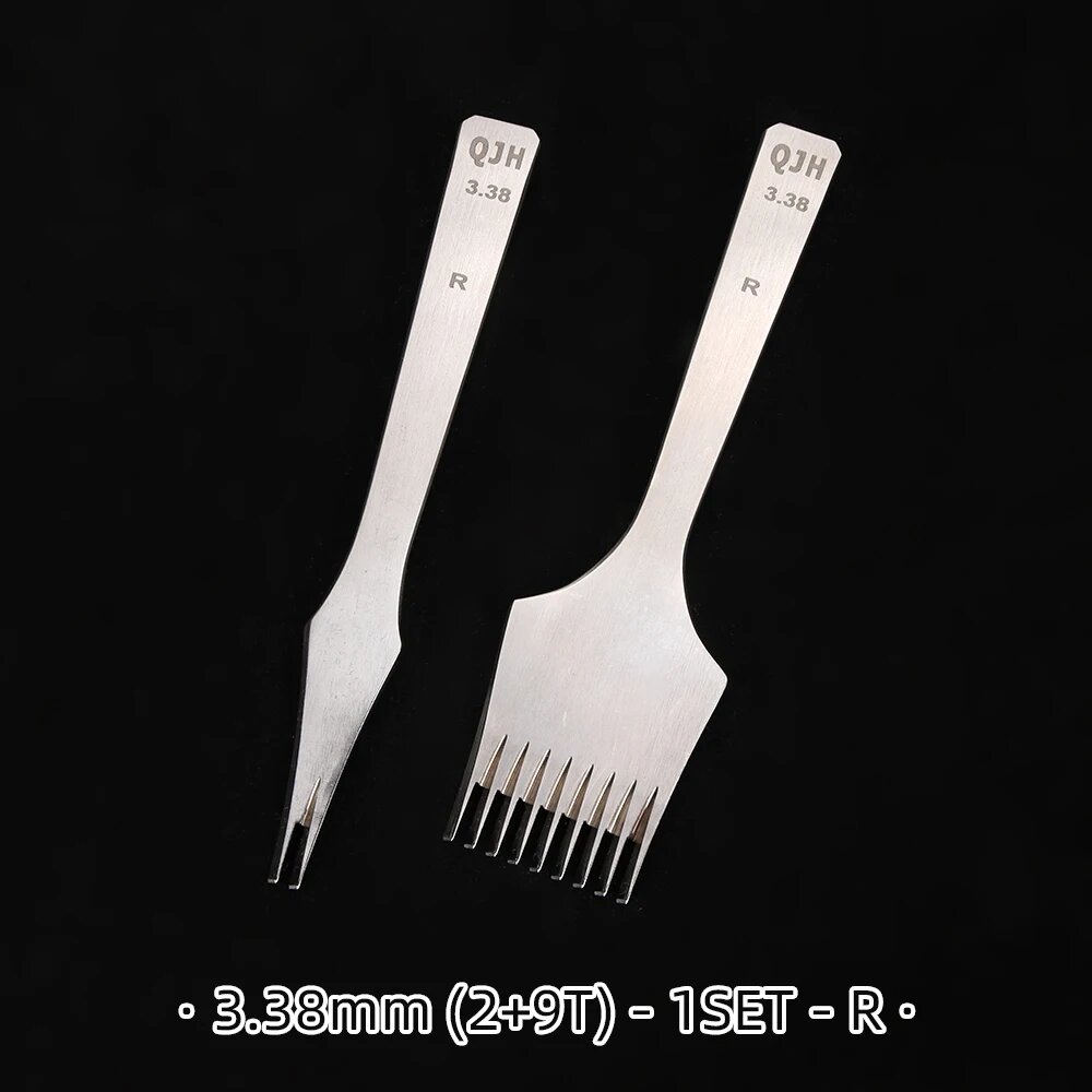 Пробойник для кожи QJH Бутик Six Edge Chop 2.7 мм 3.0 мм 3.38 Reverse 3.38mm-2 9T