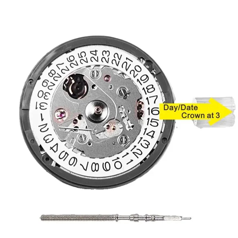 Механизм часовой NH35A Seiko, цвет White at 3
