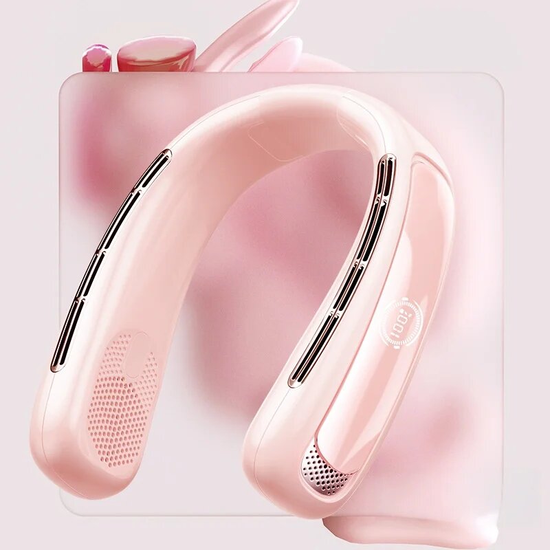 Розовый шейный вентилятор MIJIA 15000 мАч