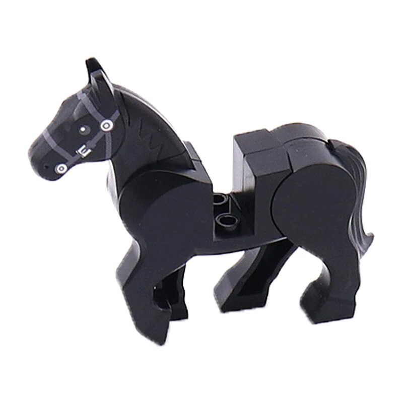 Черный LEGO конь, фигурка B10-14