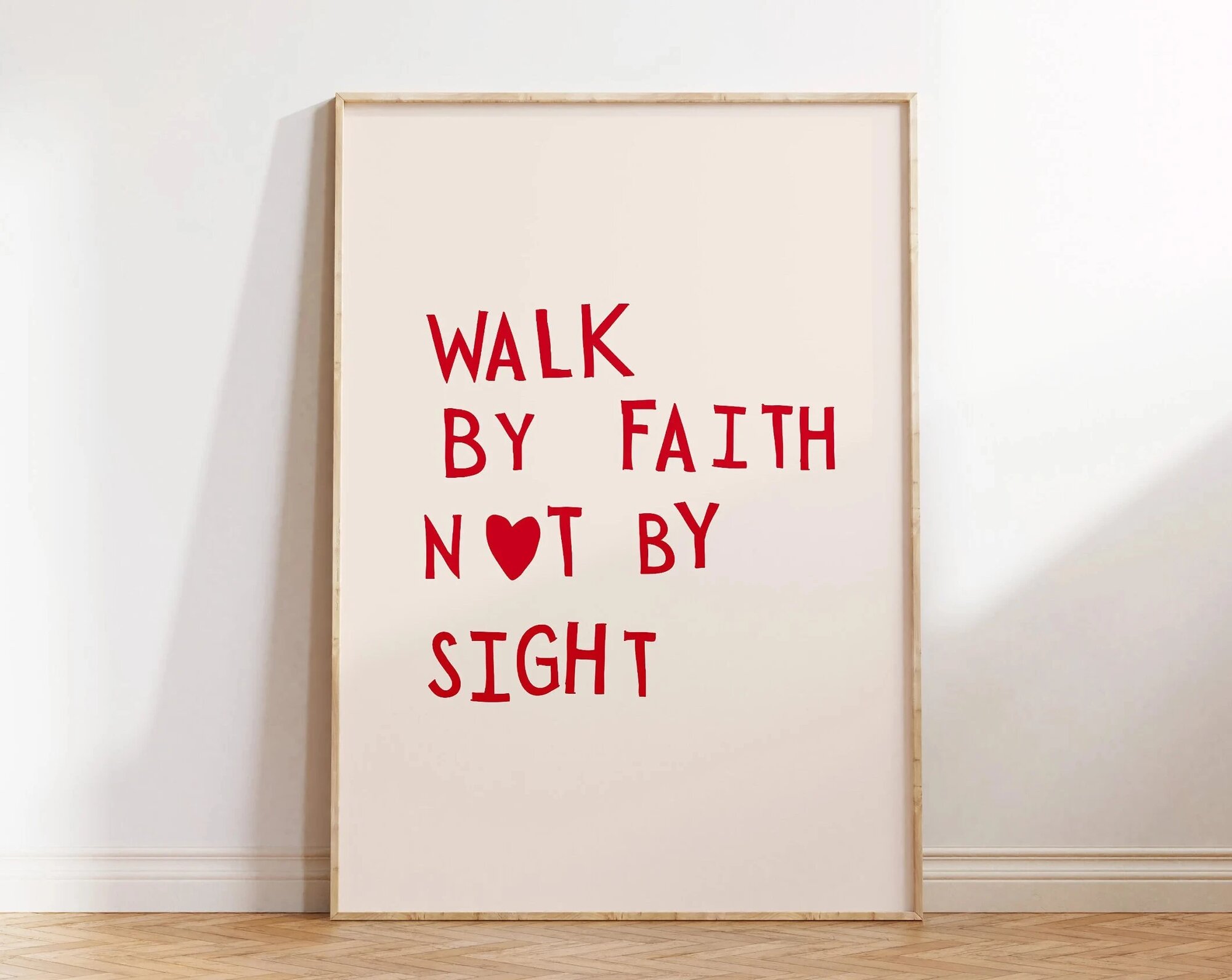 Плакат "Walk by Faith" 40x50см, цвет 10