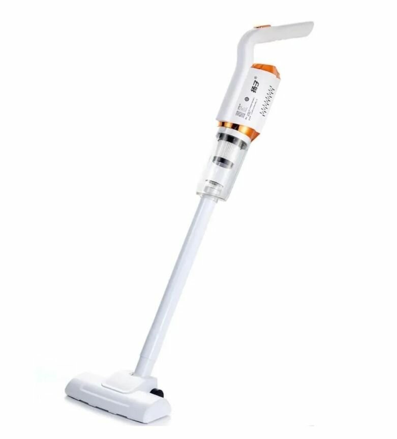 Пылесос вертикальный VACUUM HY-118 аккумуляторный 120W, беспроводной белый