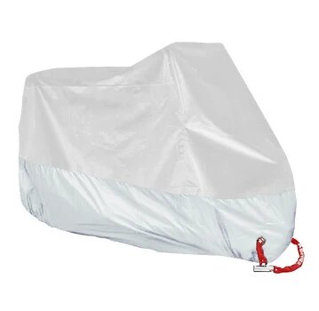 Белый чехол для мотоцикла 4XL (2300-2600мм)