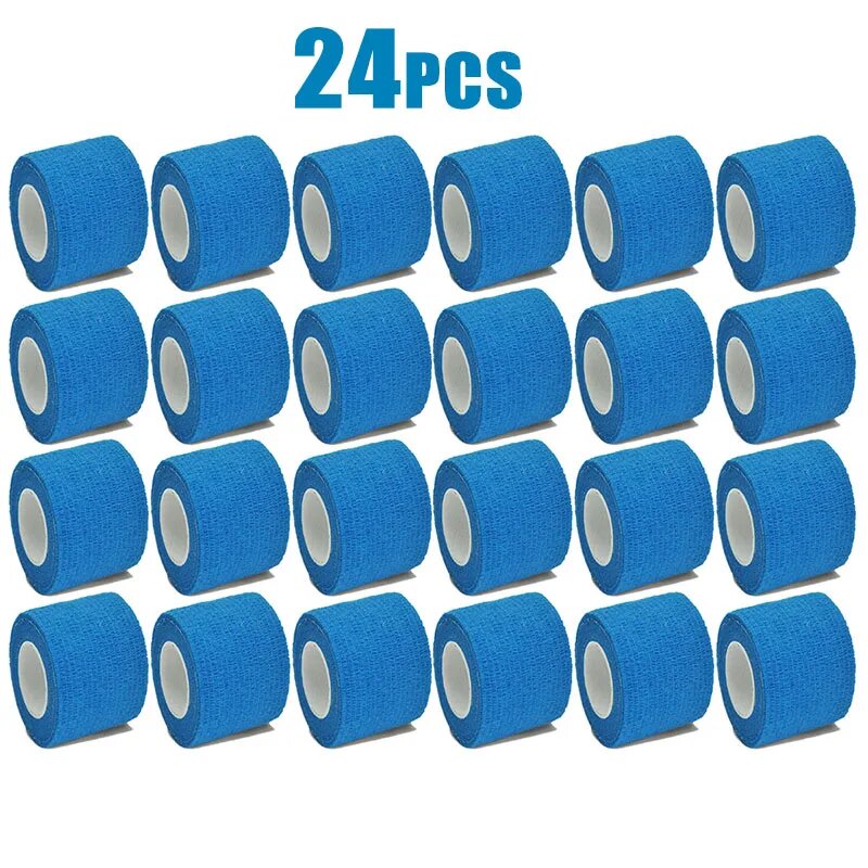 24шт Эластичные ленты для спорта, 2.5x4.8м, Sky Blue