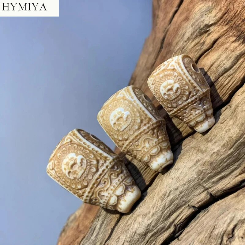 Бусины буддийские из рога оленя, 16 мм
