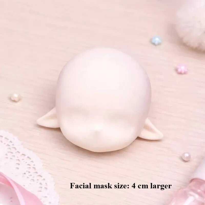 Силиконовая форма для лица куклы 4cm
