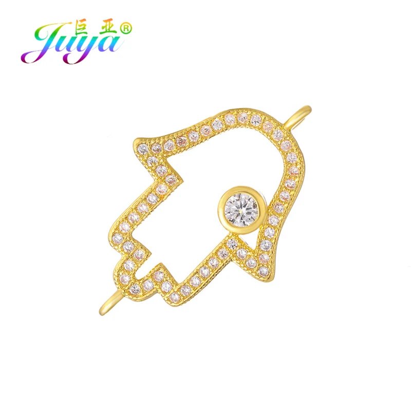 Juya Звезда Давида, позолота 18K, с цирконием, Gold