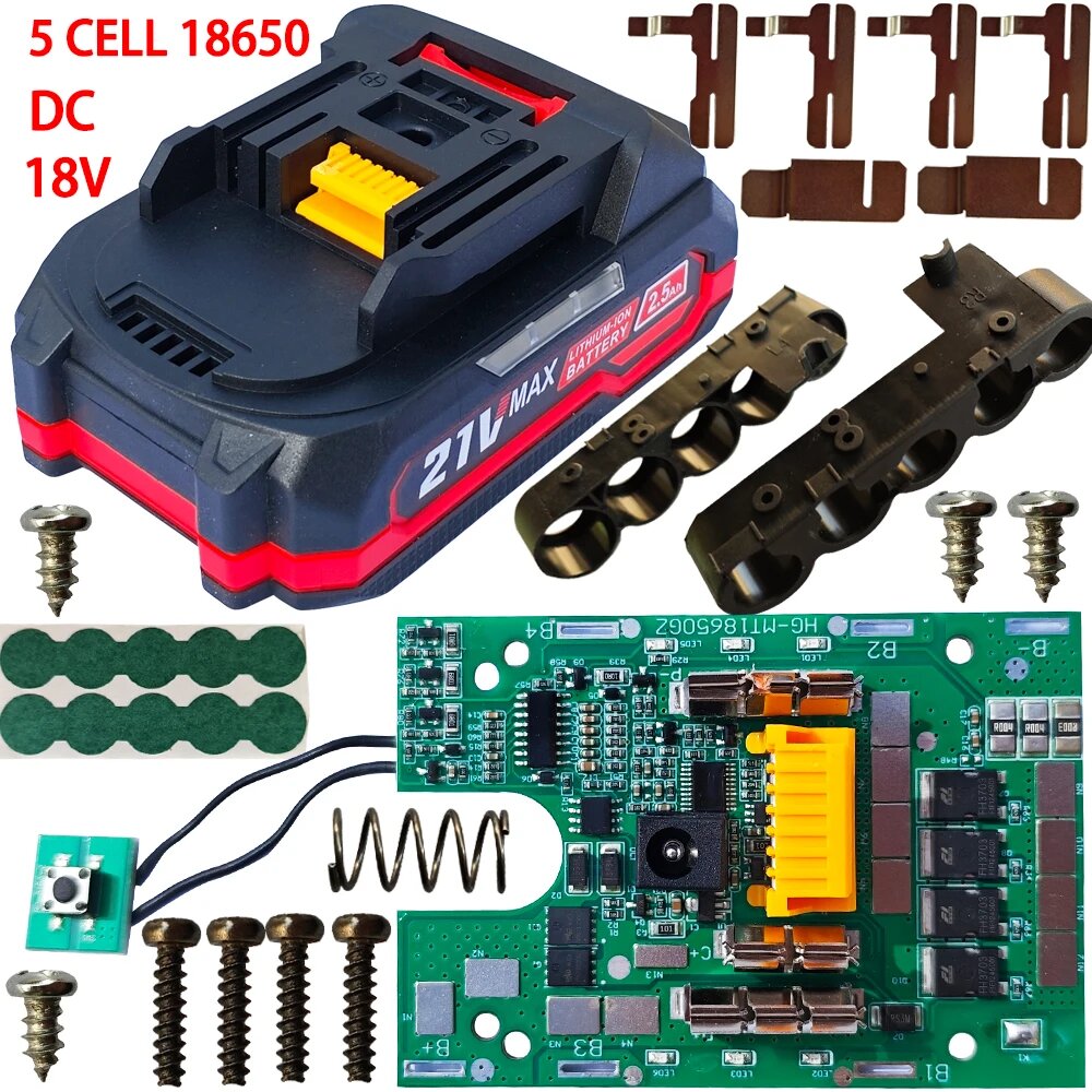 Корпус для аккумулятора Makita 18650 5 cell 18V