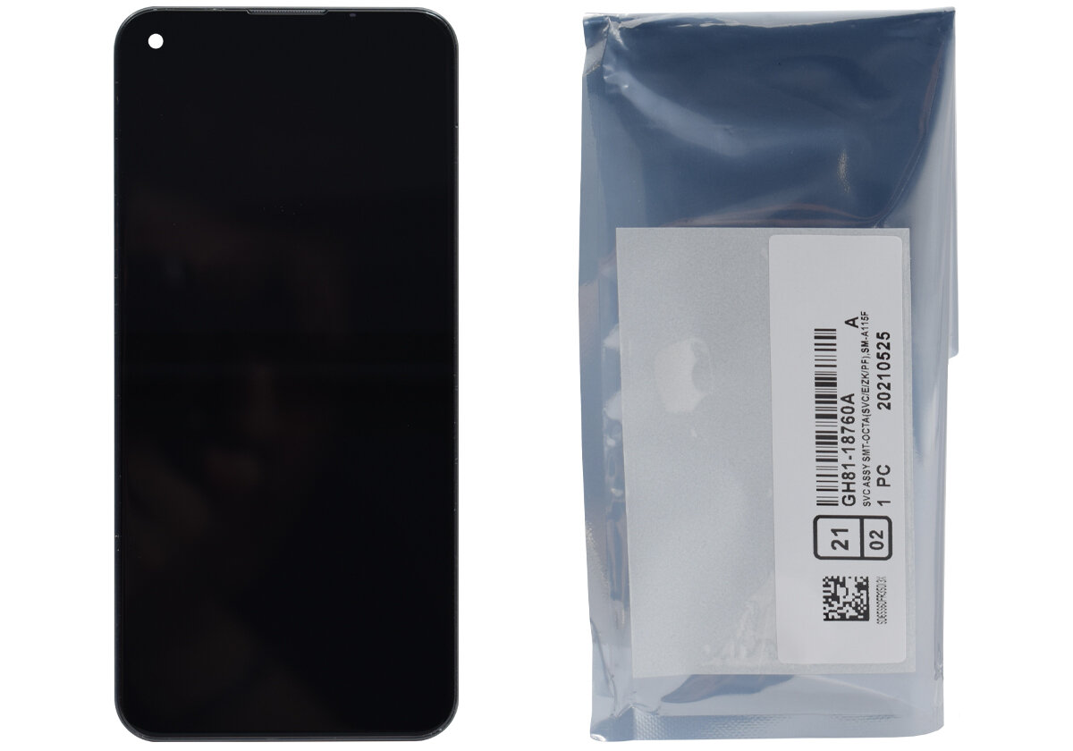 Дисплей для Samsung A11 (A115) в рамке cервисный премиум