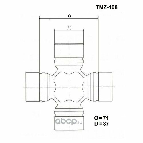 Крестовина карданного вала TOYO Toyo TMZ108