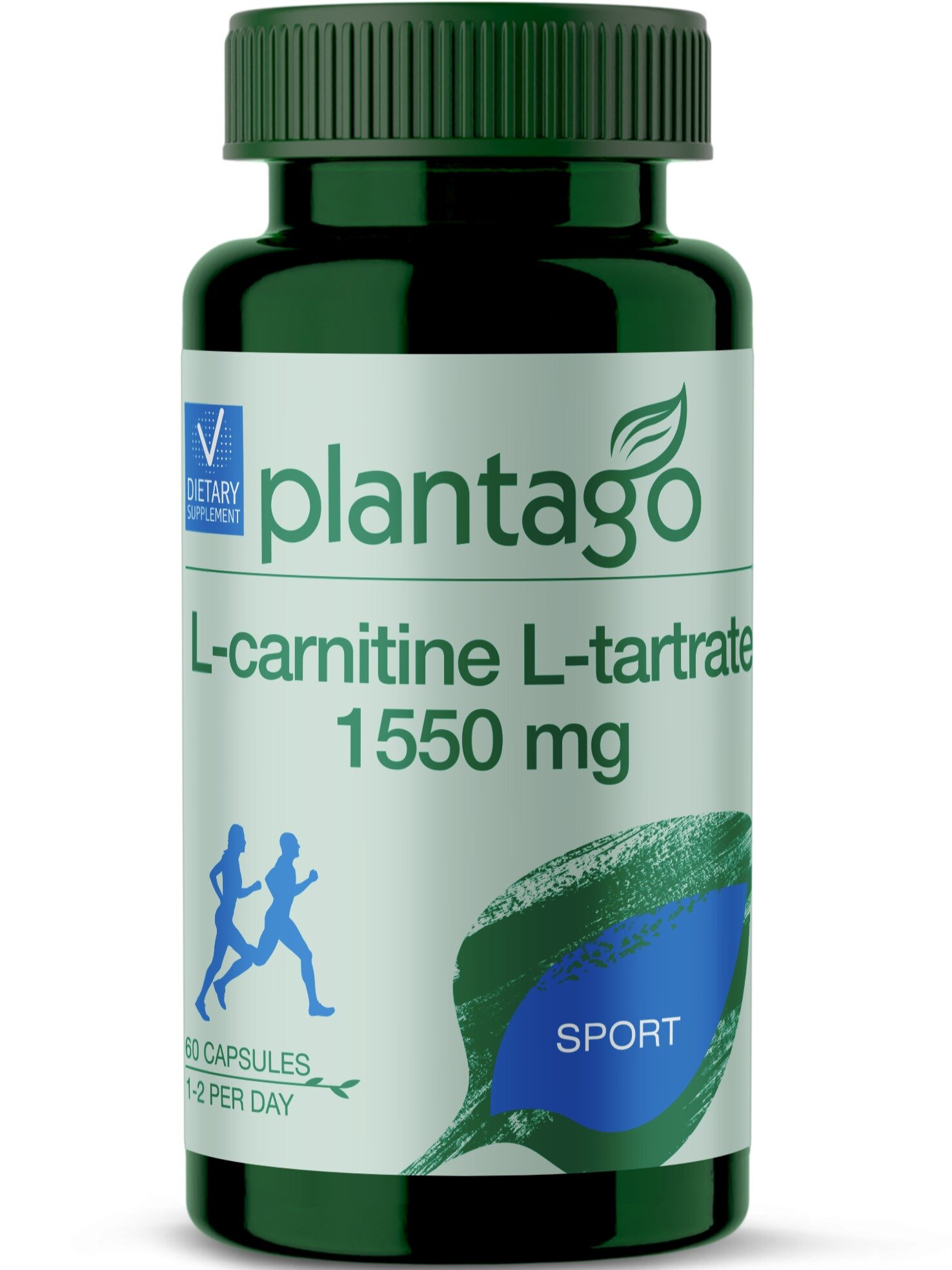 L-Карнитин в капсулах PlantaGo L-Carnitine L-Tartrate 1550 mg 60 капсул