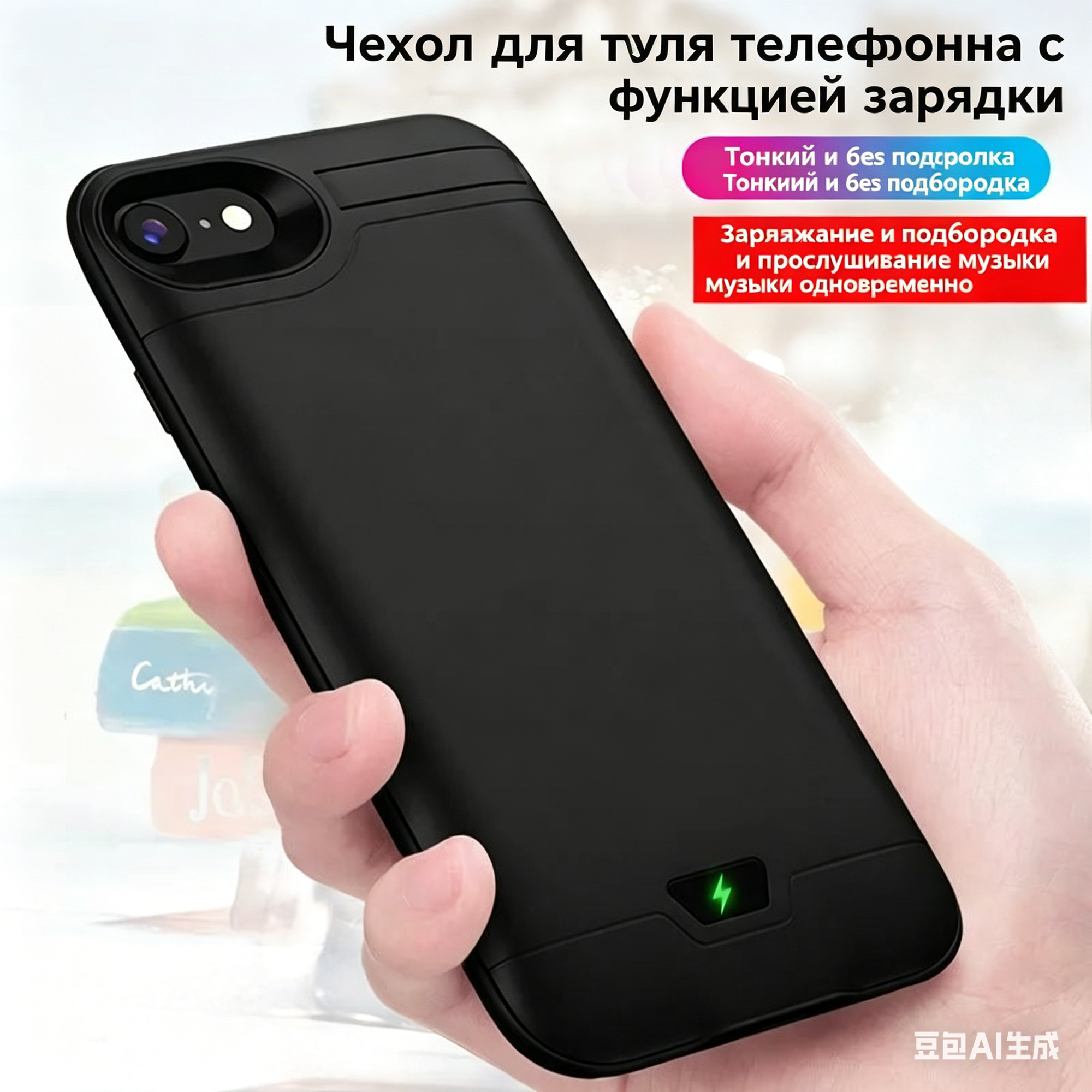 Чехол-аккумулятор для iPhone 7 Plus/8Plus Внешний блок питания Fraternize 6800 мАч-ROMIKY